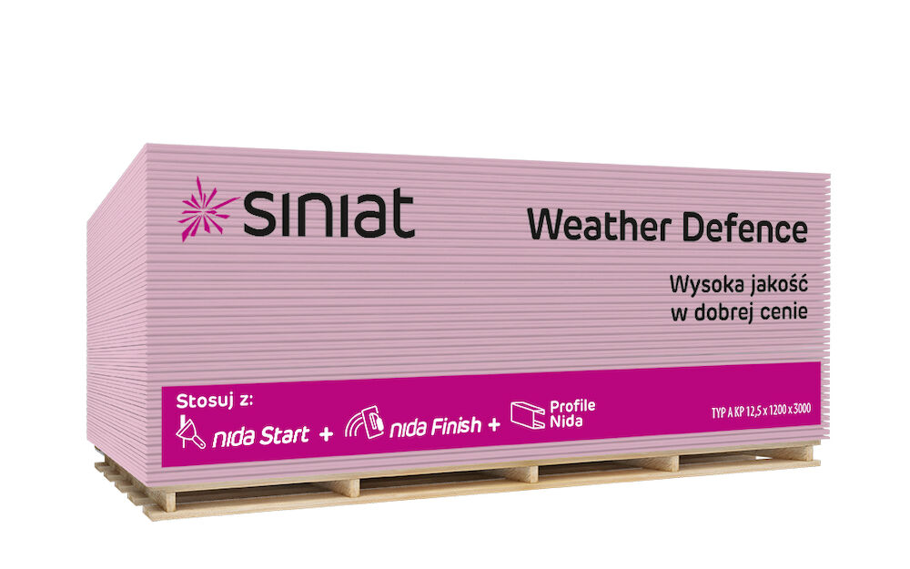 Płyta Weather Defence - Siniat | Nida